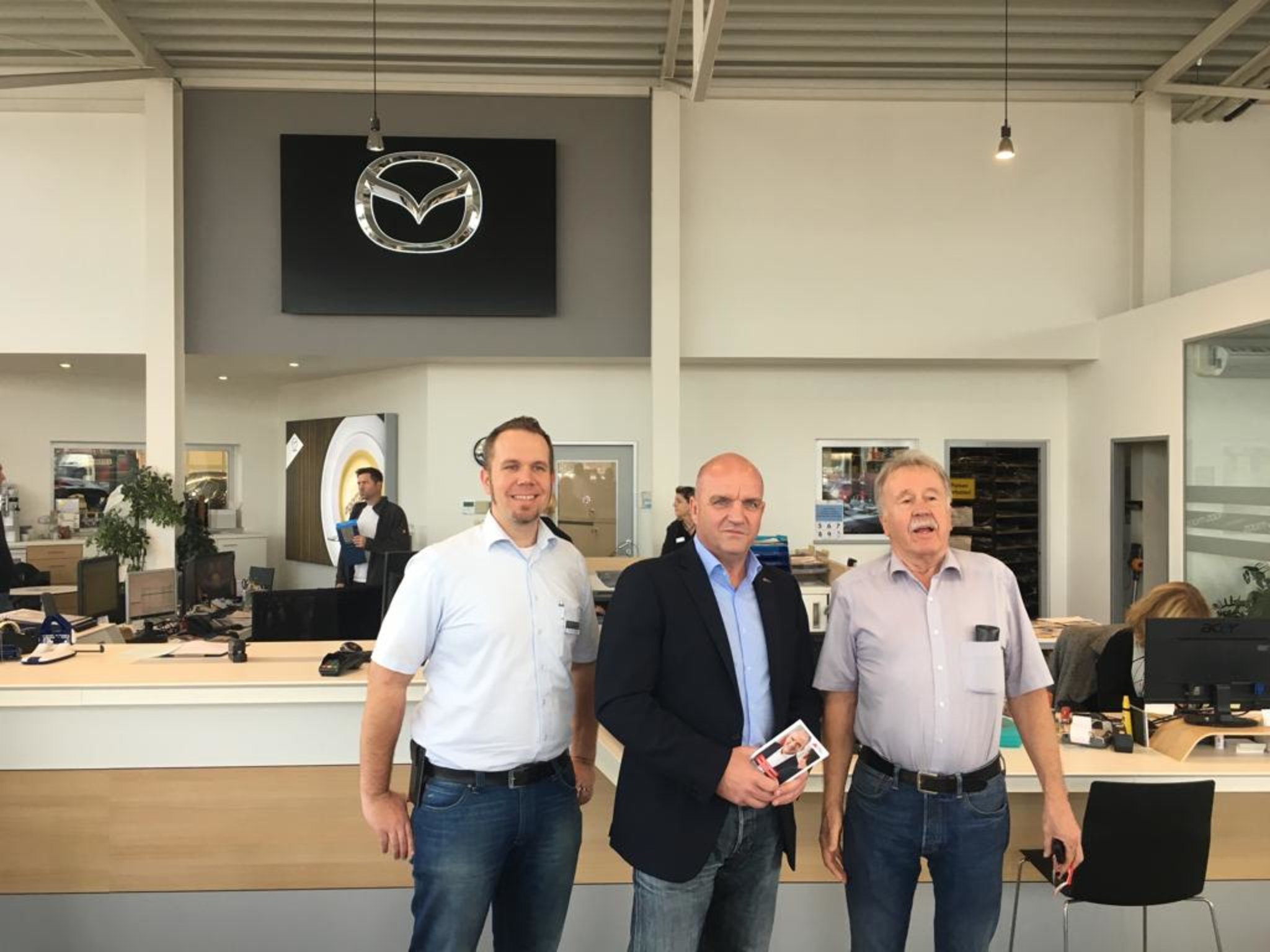 Arbeiterkammer Präsident besucht Firma Vock & Seiter: Markus Wieser im ...