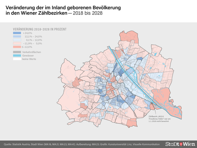 Prognose 2027: Zwei Millionen Einwohner in Wien - Wien