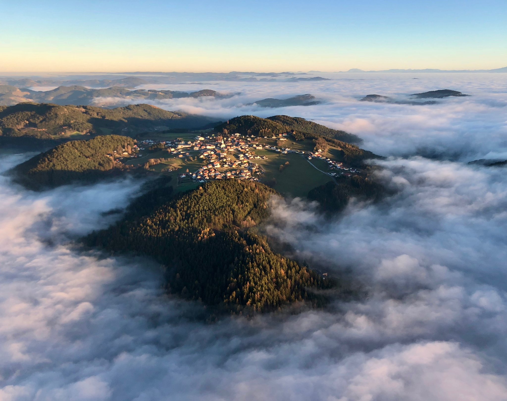 St. Leonhard aus der Vogelperspektive - Freistadt