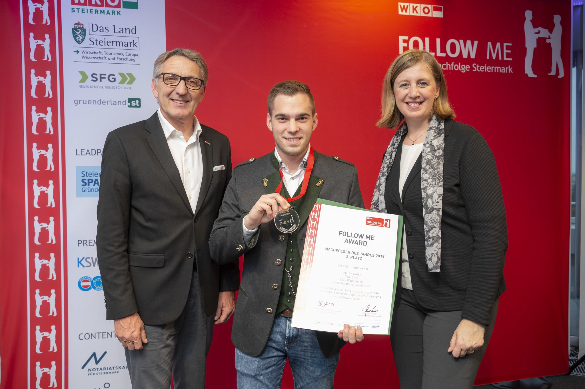 Follow me Award 2018: Auszeichnung für Martin Hofer und sein Toni Bräu ...