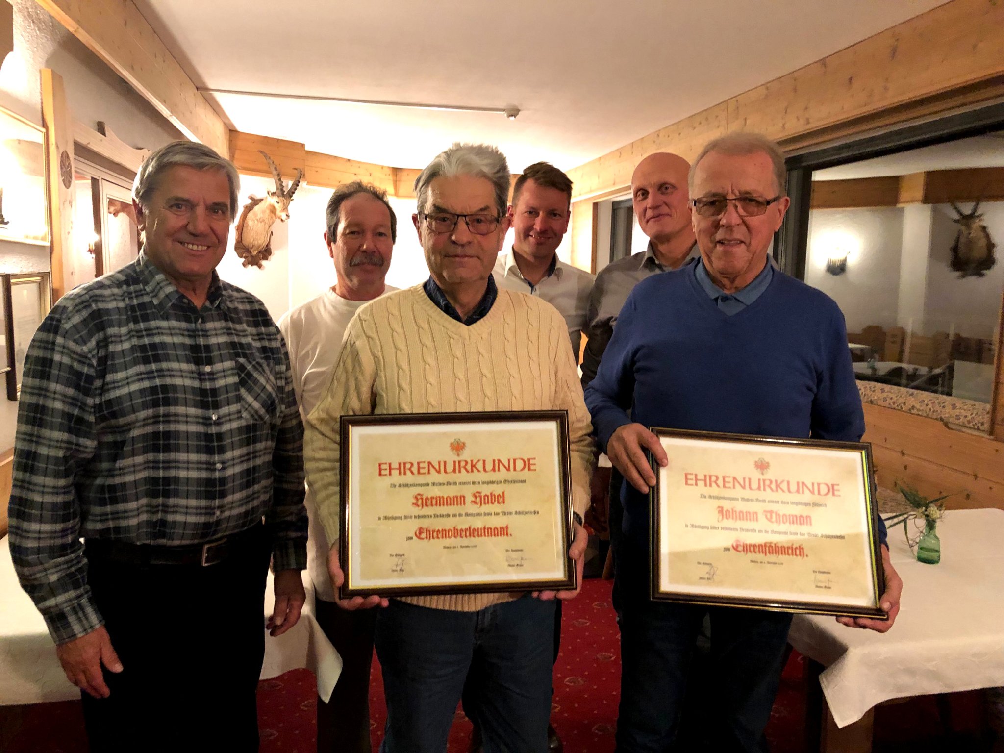 Ehrung: Auszeichnung für Mitglieder der Mutterer Schützen - Westliches ...
