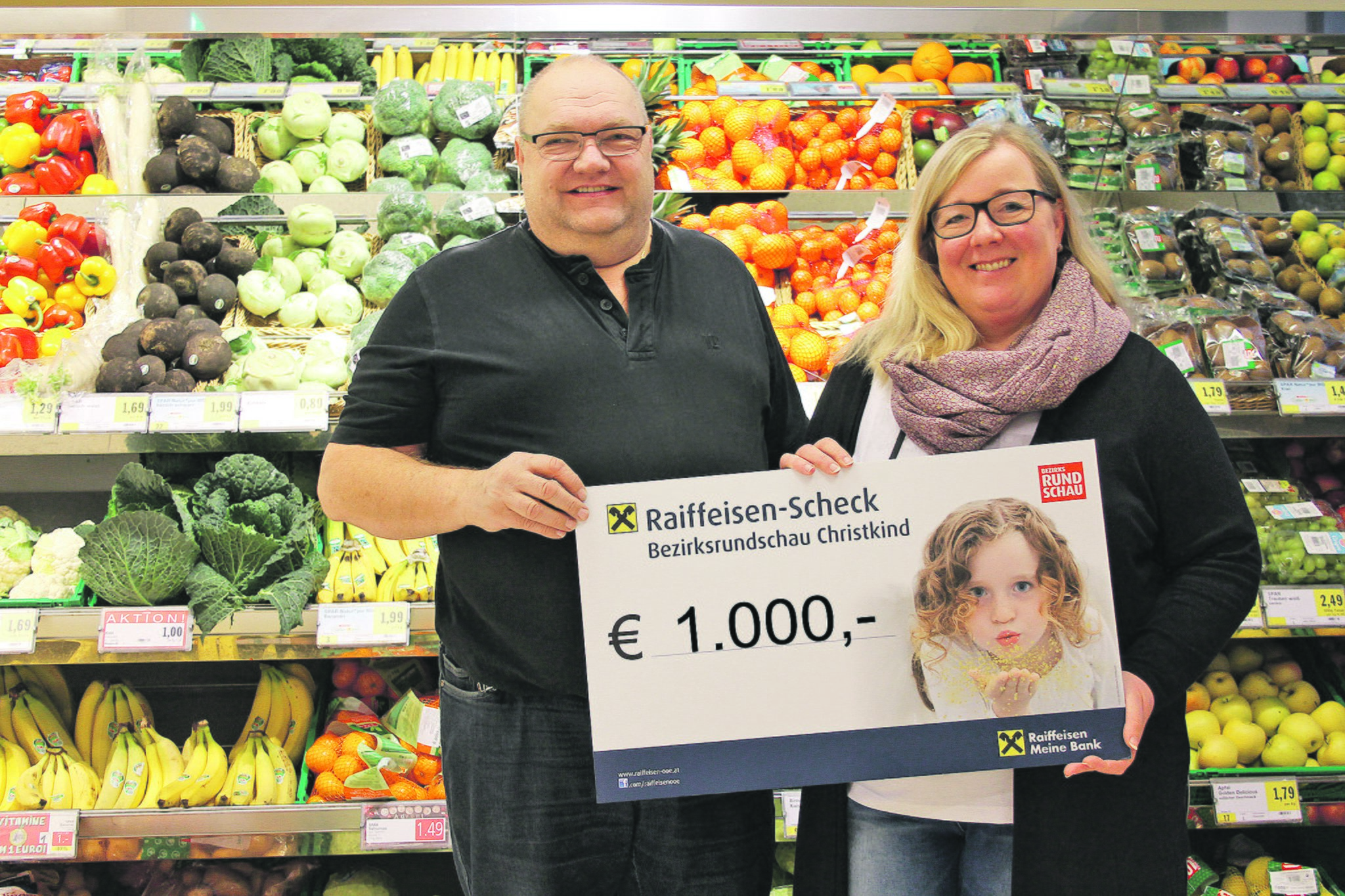 Mairhofers spenden 1.000 Euro für BezirksRundschau-Christkind Anna ...