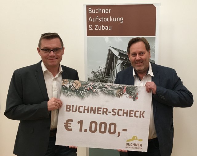 Holzbau Buchner unterstützt Jakob mit 1.000 Euro - Freistadt