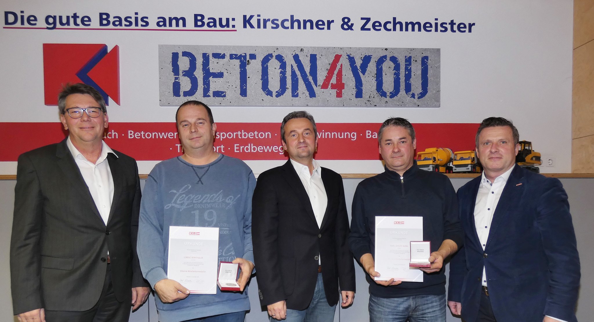 Mitarbeiterehrung bei Kirschner & Zechmeister in Mönchhof - Neusiedl am See