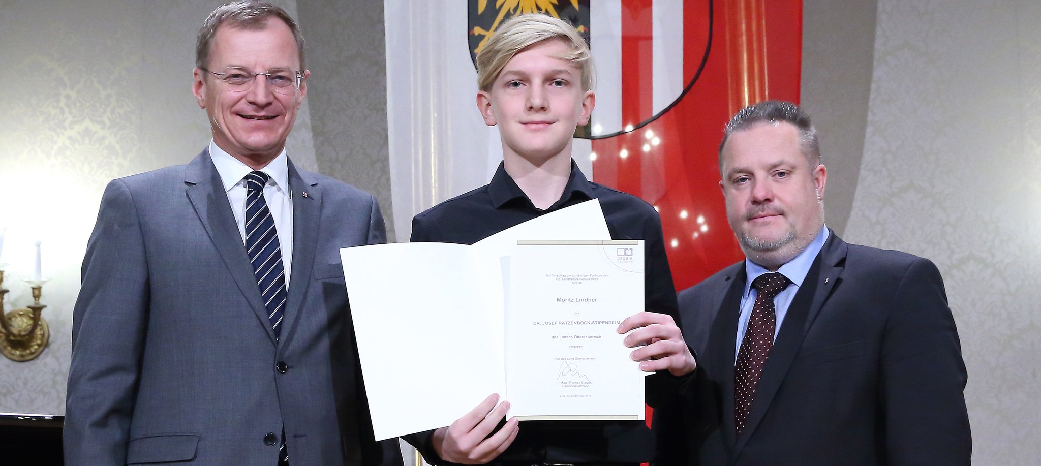 Stipendium für Moritz Lindner aus Lasberg - Freistadt