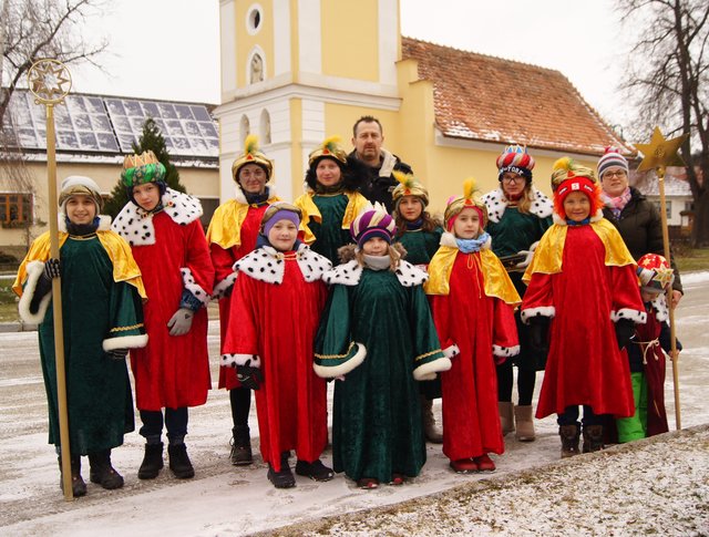 Sternsinger 2019: Sternsingergruppe Mörtersdorf - Horn
