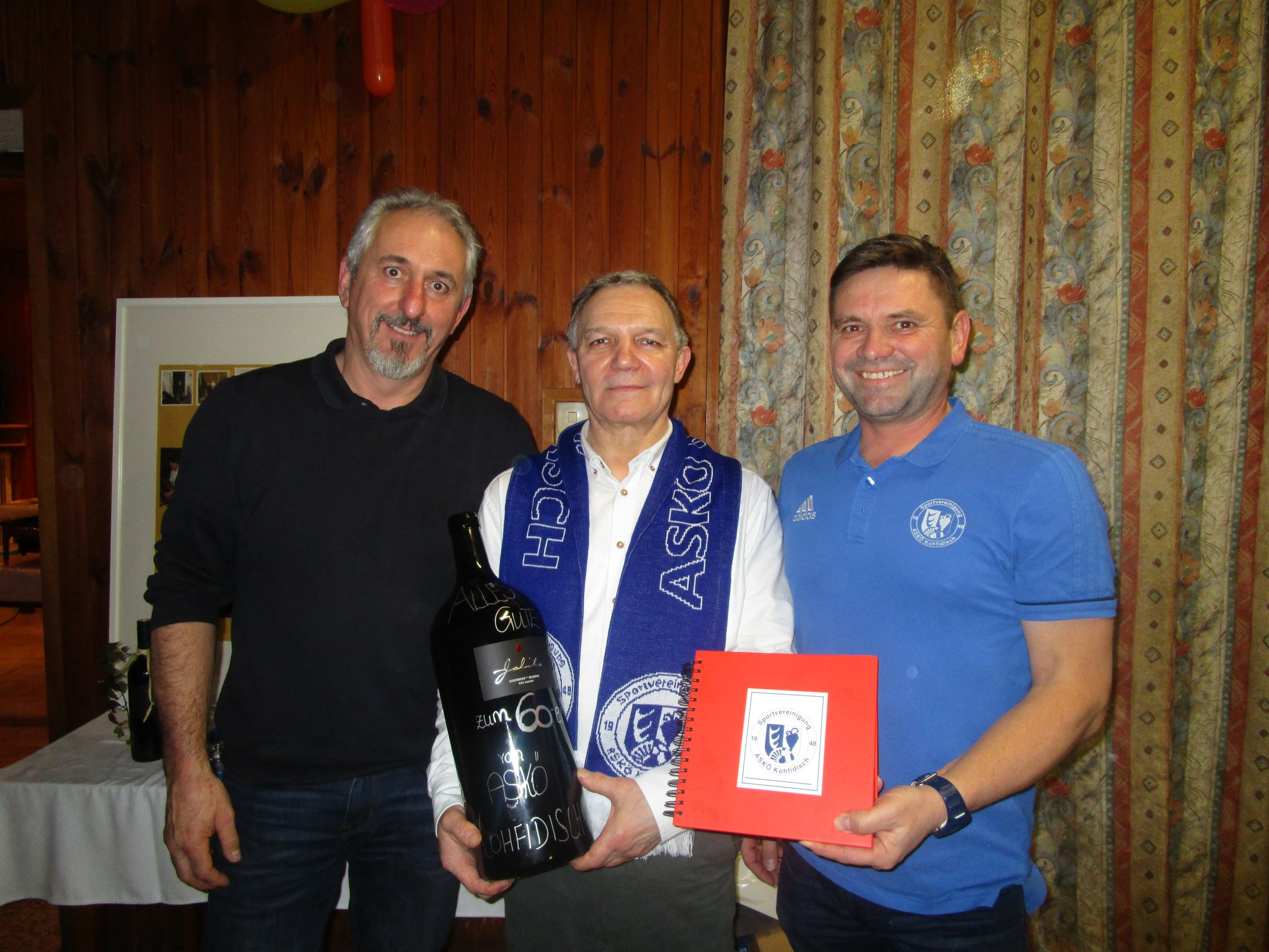 60. Geburtstag: ASKÖ Kohfidisch gratuliert Ehrenobmann Walter Landauer ...