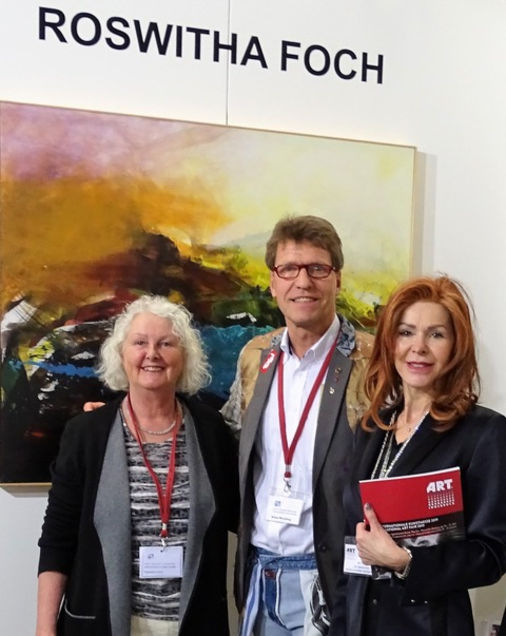 Kunst: Roswitha Foch aus Maria Alm stellte auf der ART Innsbruck aus ...