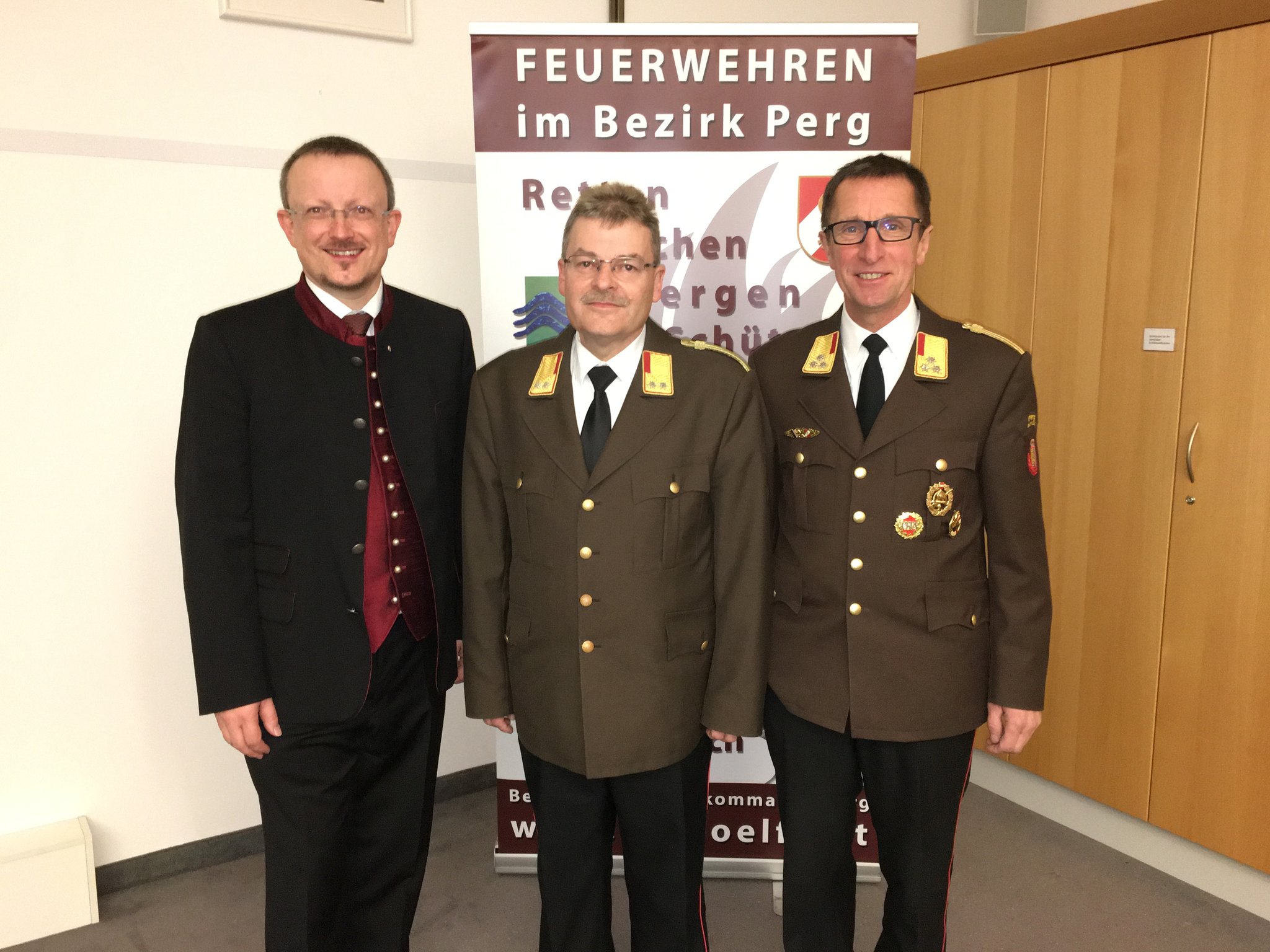 Stephan Prinz als Greiner Abschnittsfeuerwehrkommandant wiedergewählt ...