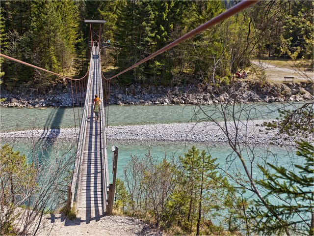 Life Projekt: In Forchach entsteht eine neue Hängebrücke über den Lech ...