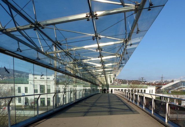 Brücke: Hackinger Steg - Penzing