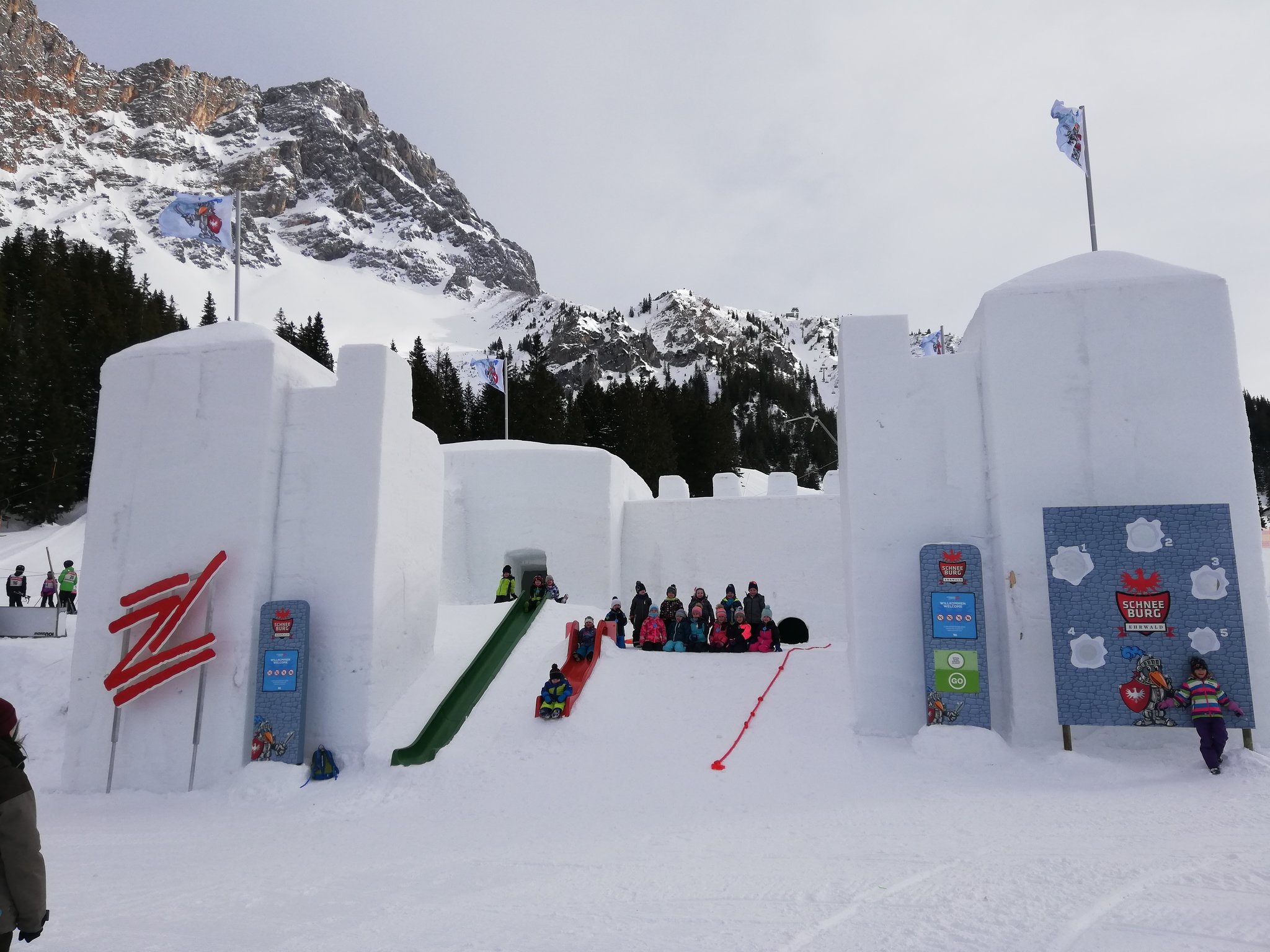 Kindergartenausflug: Abenteuer in der Schneeburg - Reutte