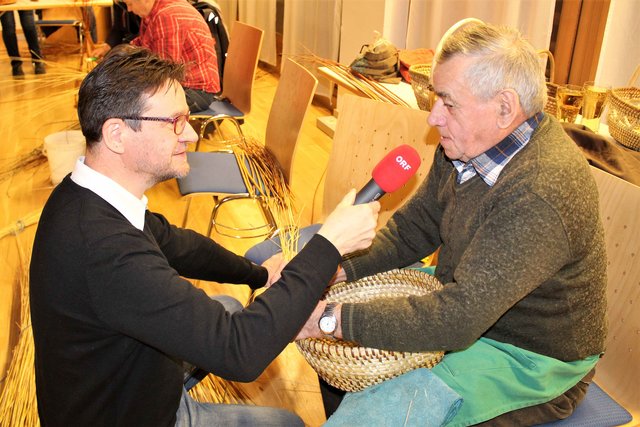 Bei den Stainzer Korbflechtern:: Karli Lenz trifft Karl Lenz ...