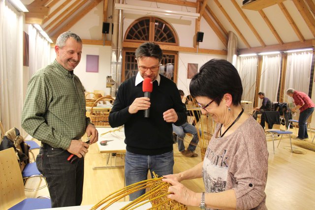 Bei den Stainzer Korbflechtern:: Karli Lenz trifft Karl Lenz ...