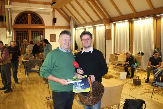 Bei den Stainzer Korbflechtern:: Karli Lenz trifft Karl Lenz ...