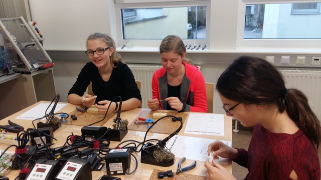 St. Georgner Schülerinnen absolvierten "Technikrallye" - Perg