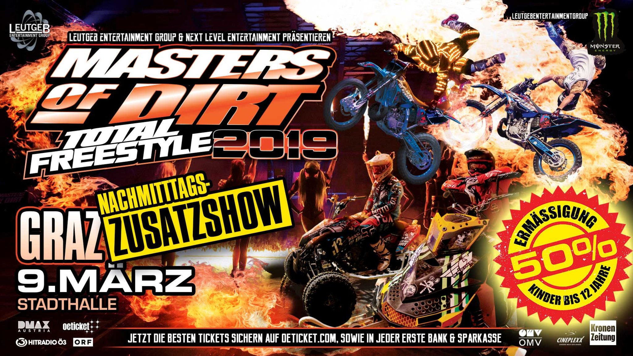 Masters of Dirt: Total Freestyle Tour 2019 – Zusatzshow am 9. März in ...