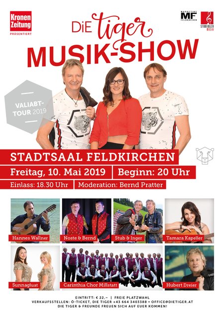 Showband "Die Tiger": Die Tiger, die Show - Feldkirchen