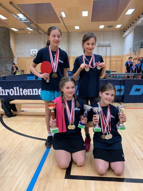 Tischtennisturnier: Vierfach Sieg für Fulpmer Kids bei Tiroler ...