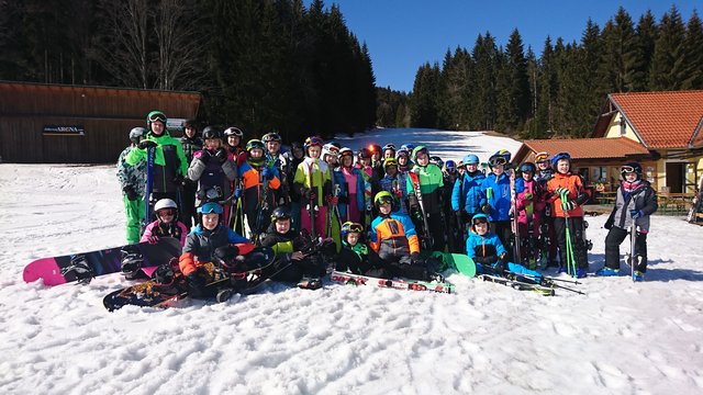 Training der angehenden Skiprofis in Karlstift - Waidhofen/Thaya