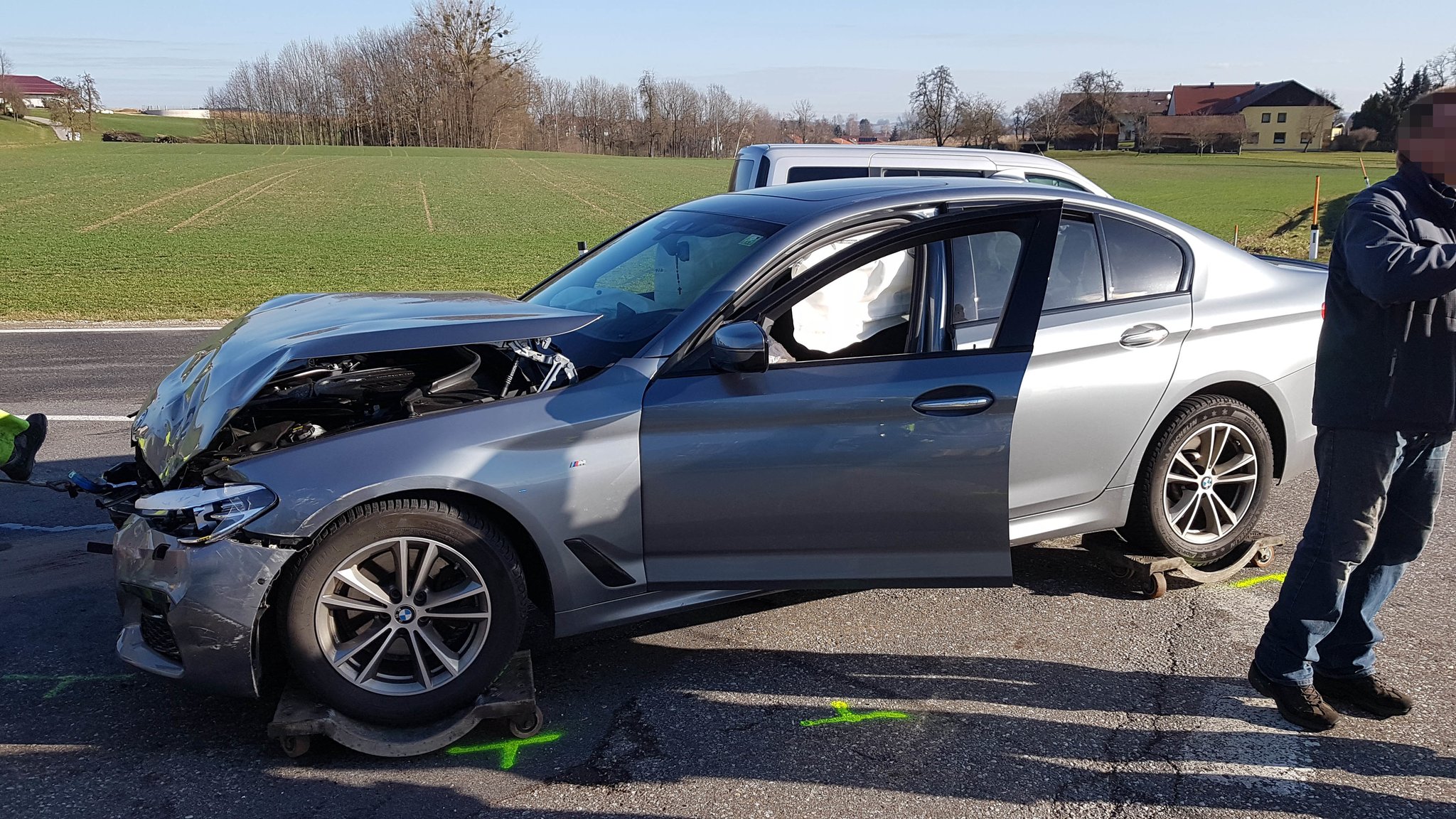 Unfall: Autos krachten in Gobrechtsham ineinander - Ried