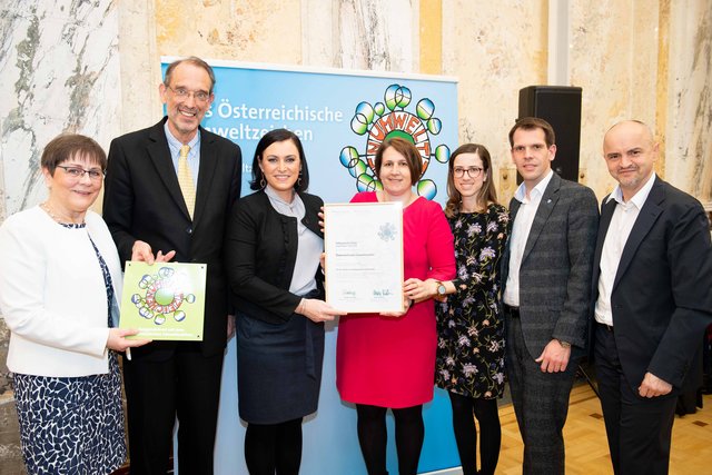 Auszeichnung: Österreichisches Umweltzeichen an die VS Oslip - Eisenstadt