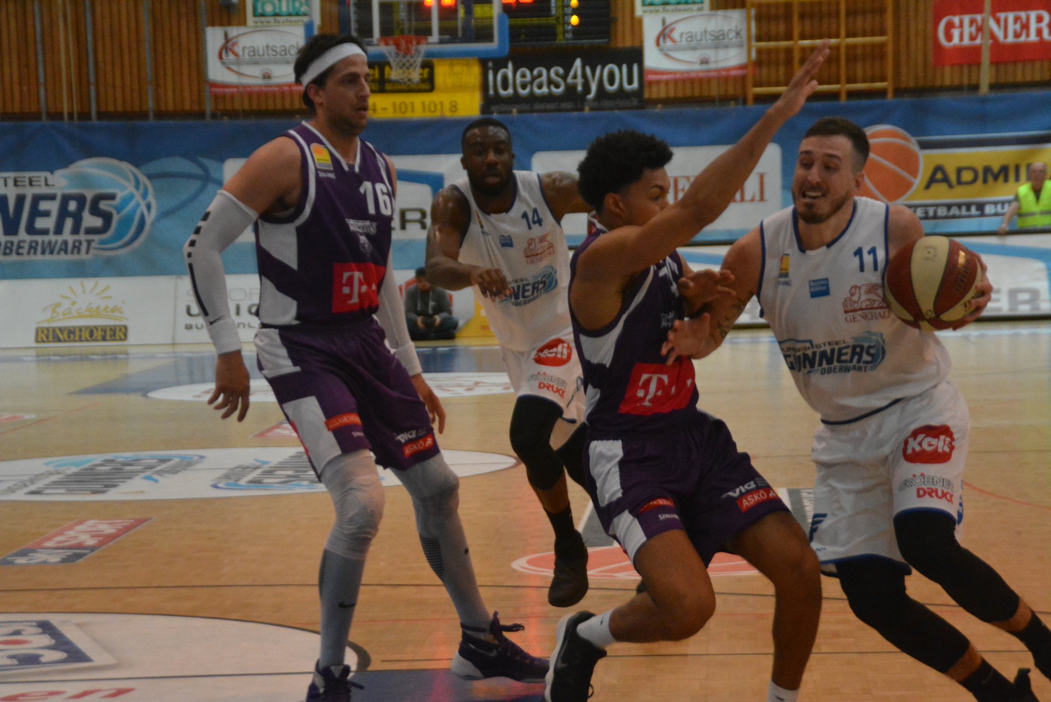 Basketball: Pflichtsieg für die Unger Steel Gunners Oberwart - Oberwart