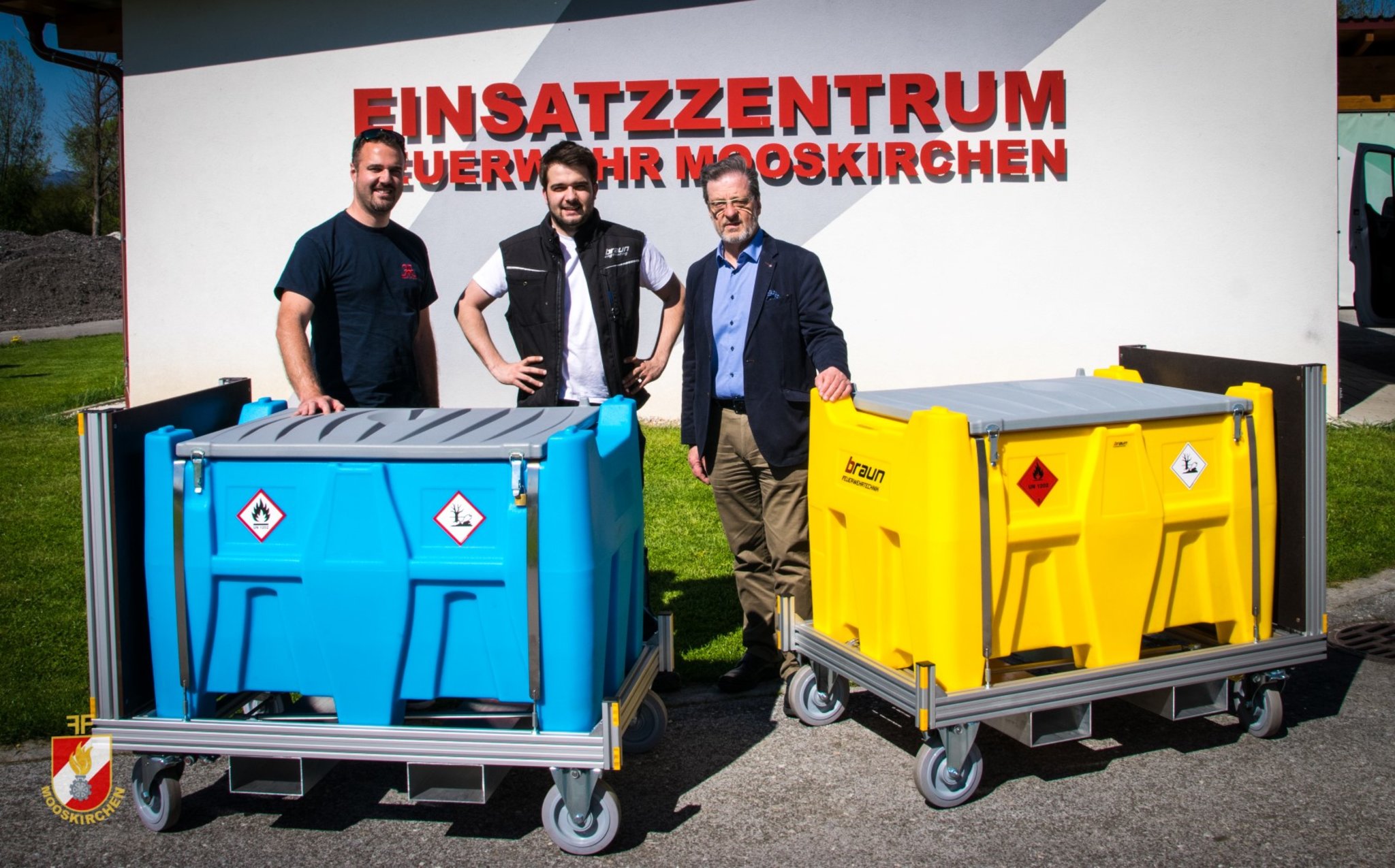 Mobile Tankanlagen: Neue Rollcontainer "Tankstelle" für die FF ...