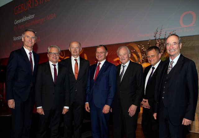 Oberbank-Chef feierte 60. Geburtstag: "Franz, du tust der Bank gut ...