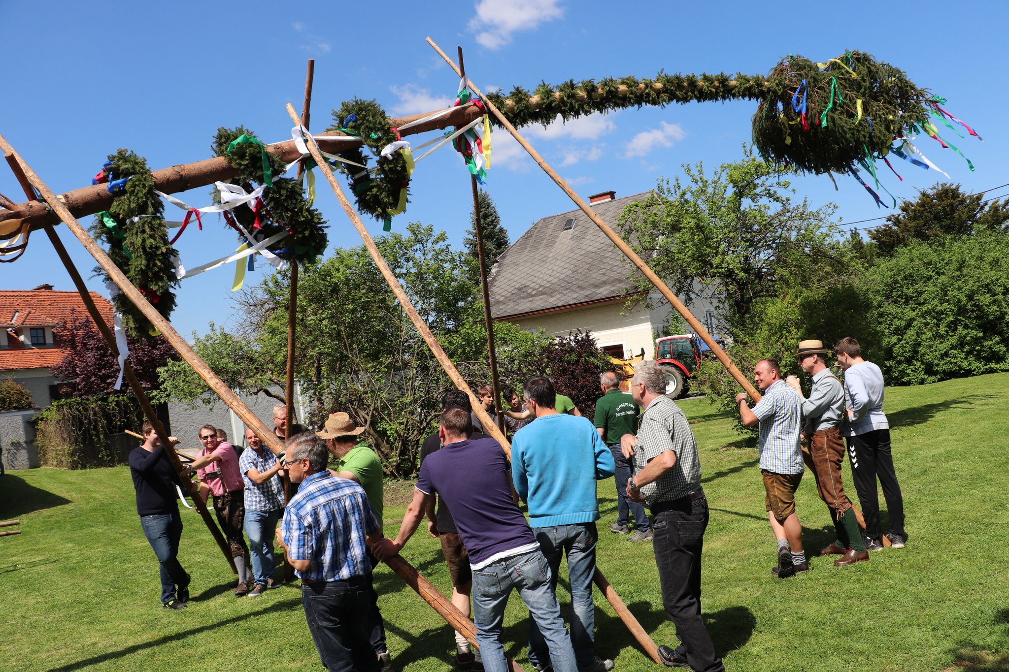 Fernitz-Mellach feierte den Maibaum - Graz-Umgebung