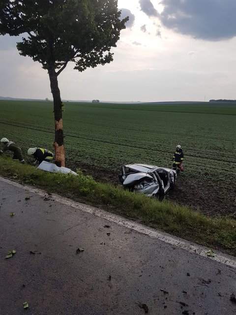 Verkehrsunfall: Schwerer Unfall auf B 47 - Mistelbach