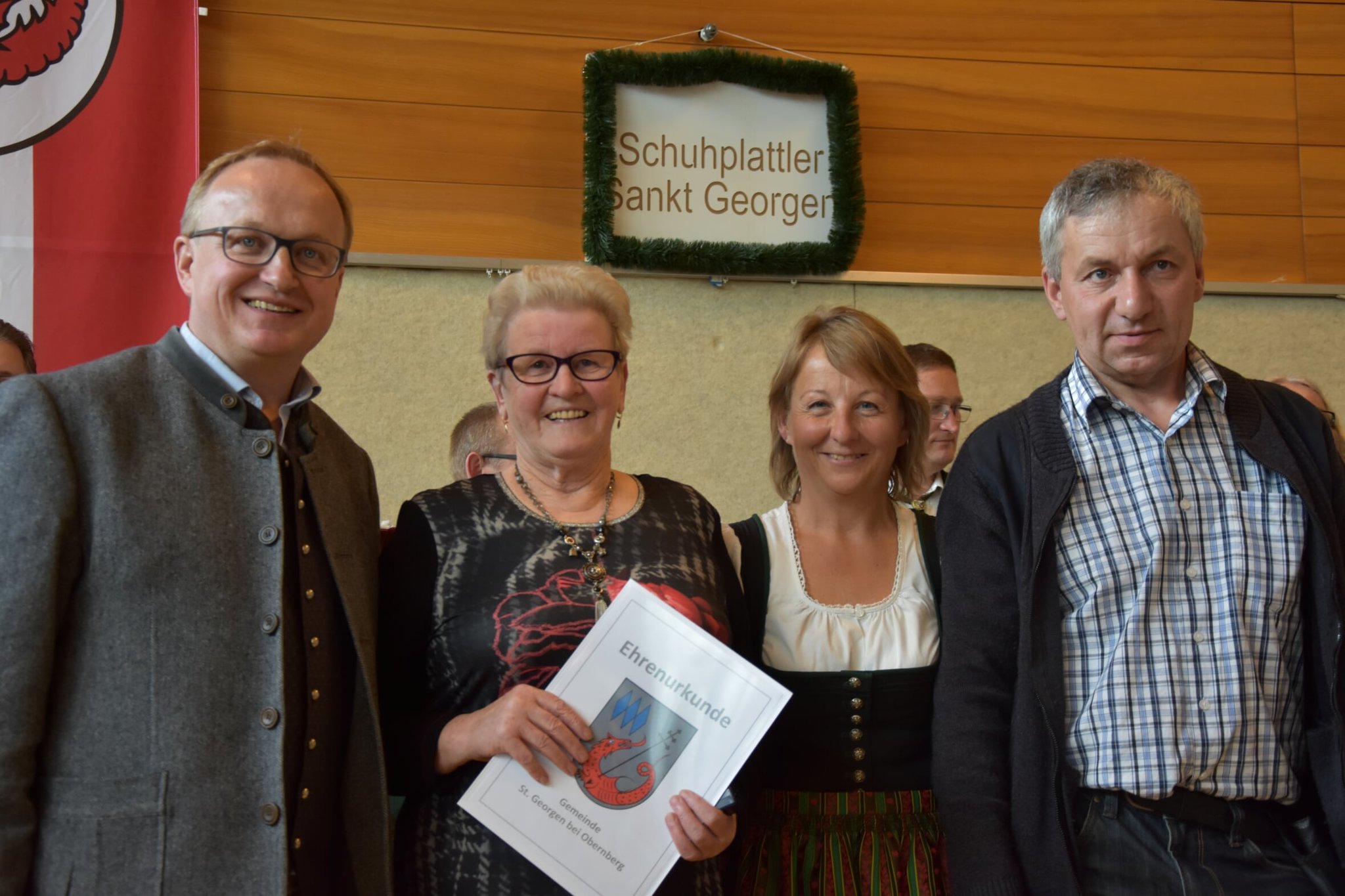 Ehrennadel der Gemeinde: St. Georgen bei Obernberg - Ried