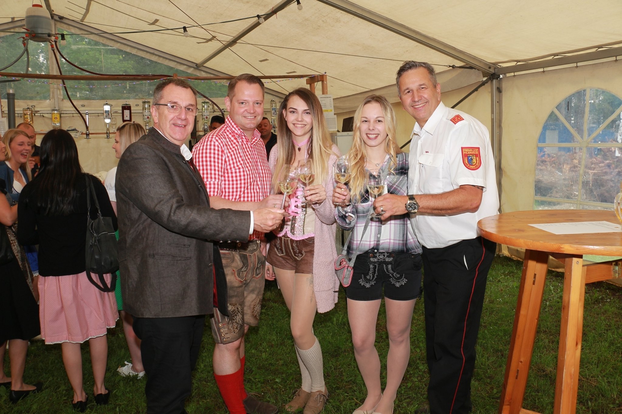 Die Floriani der FF-St. Johann zeigten wieder wofür "Party" steht ...