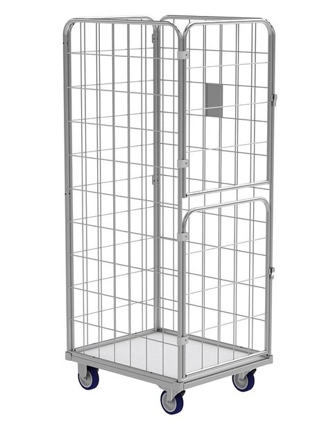 Gitter Rollcontainern und Rollnwagen (Rollrnkorb) für Wäschelogistik ...