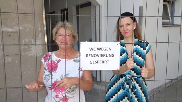 Jetzt "Toi Toi" am Brusattiplatz - Baden
