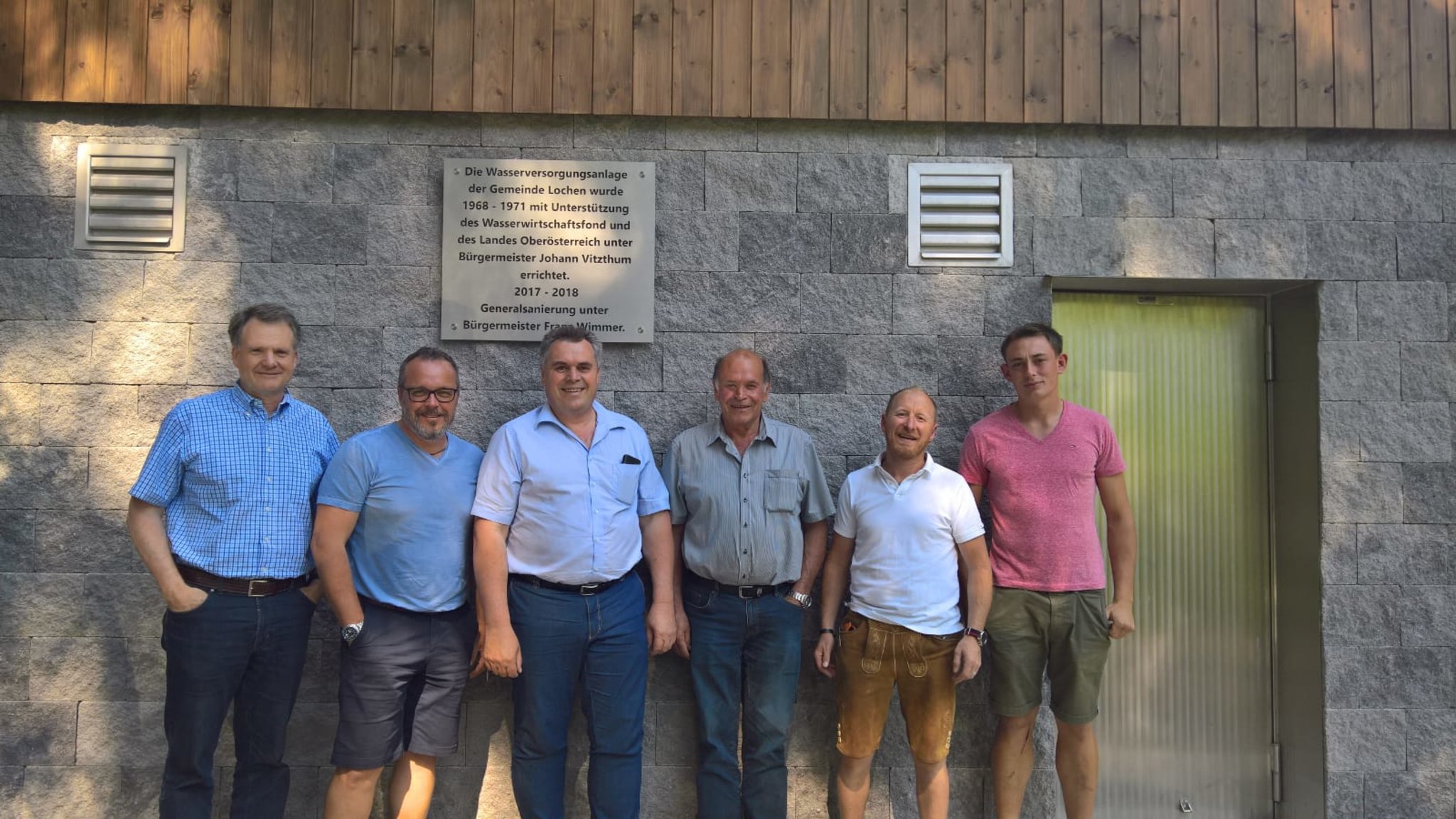 Lochen am See: Gleichenfeier für generalsanierten Hochbehälter - Braunau