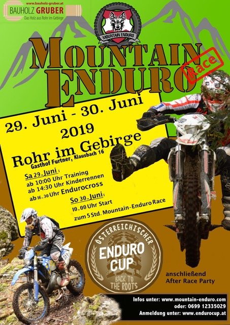 Mountain Enduro: Drittes Mountain-Enduro ÖEC Rennen in Rohr im Gebirge ...
