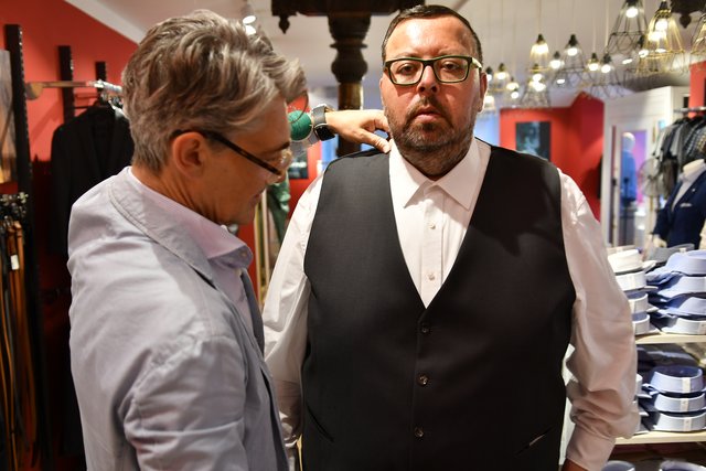 Umstyling: "Der Michael": Ein schicker Zwirn für den bz-Reporter (mit ...
