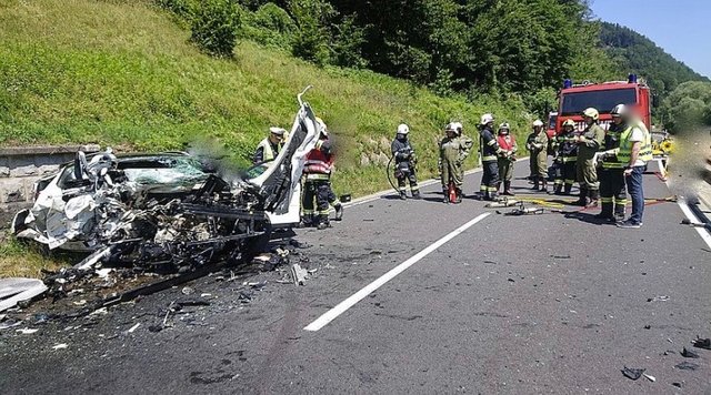 Dornach: Schwerer Unfall auf der B3 - Perg