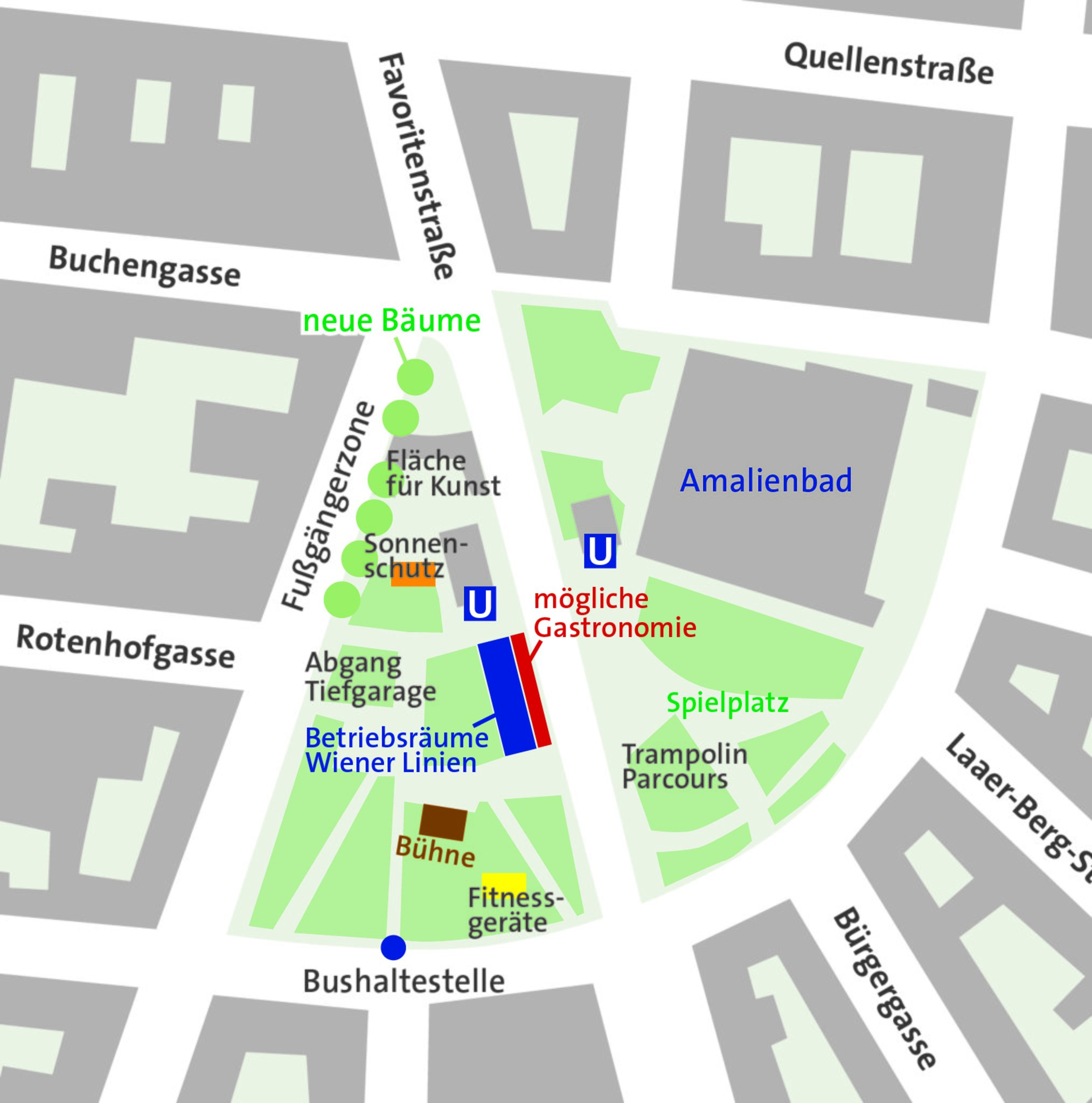 Umgestaltung startet am 27. Juli 2019: Das wird der neue Reumannplatz ...