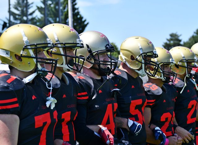 Football: Gladiators Ried vs. BSK Ravens 35:0 - Ried