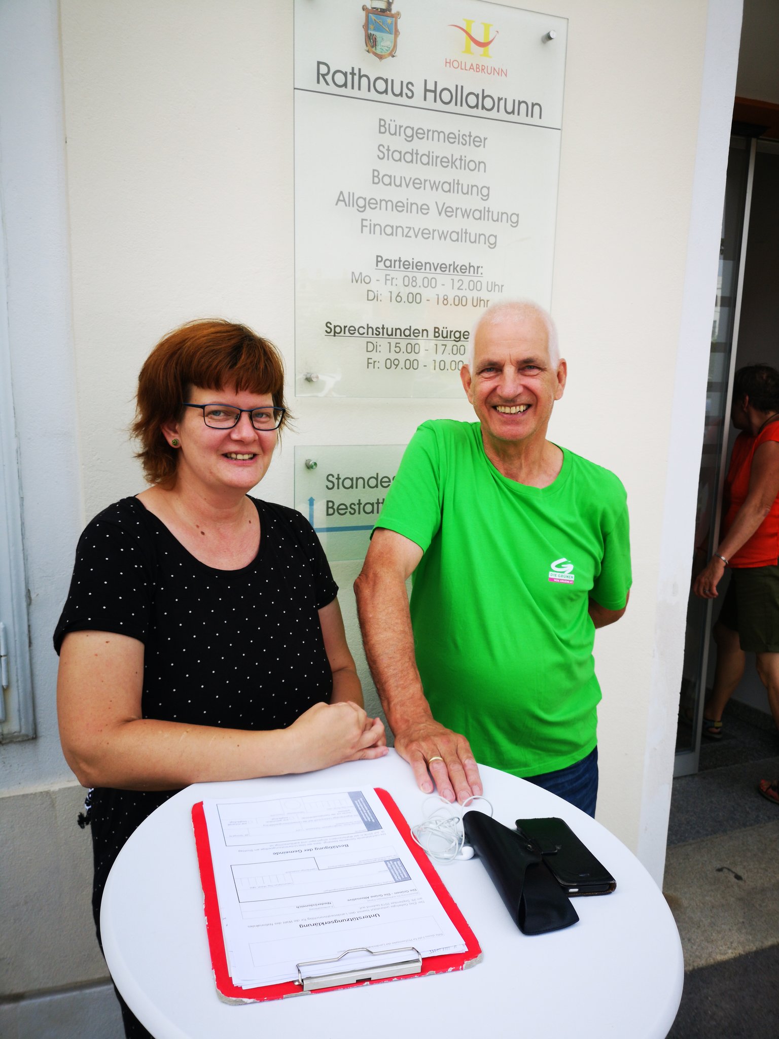 Endspurt für die Hollabrunner Grünen: Starker Andrang beim Sammeln der ...
