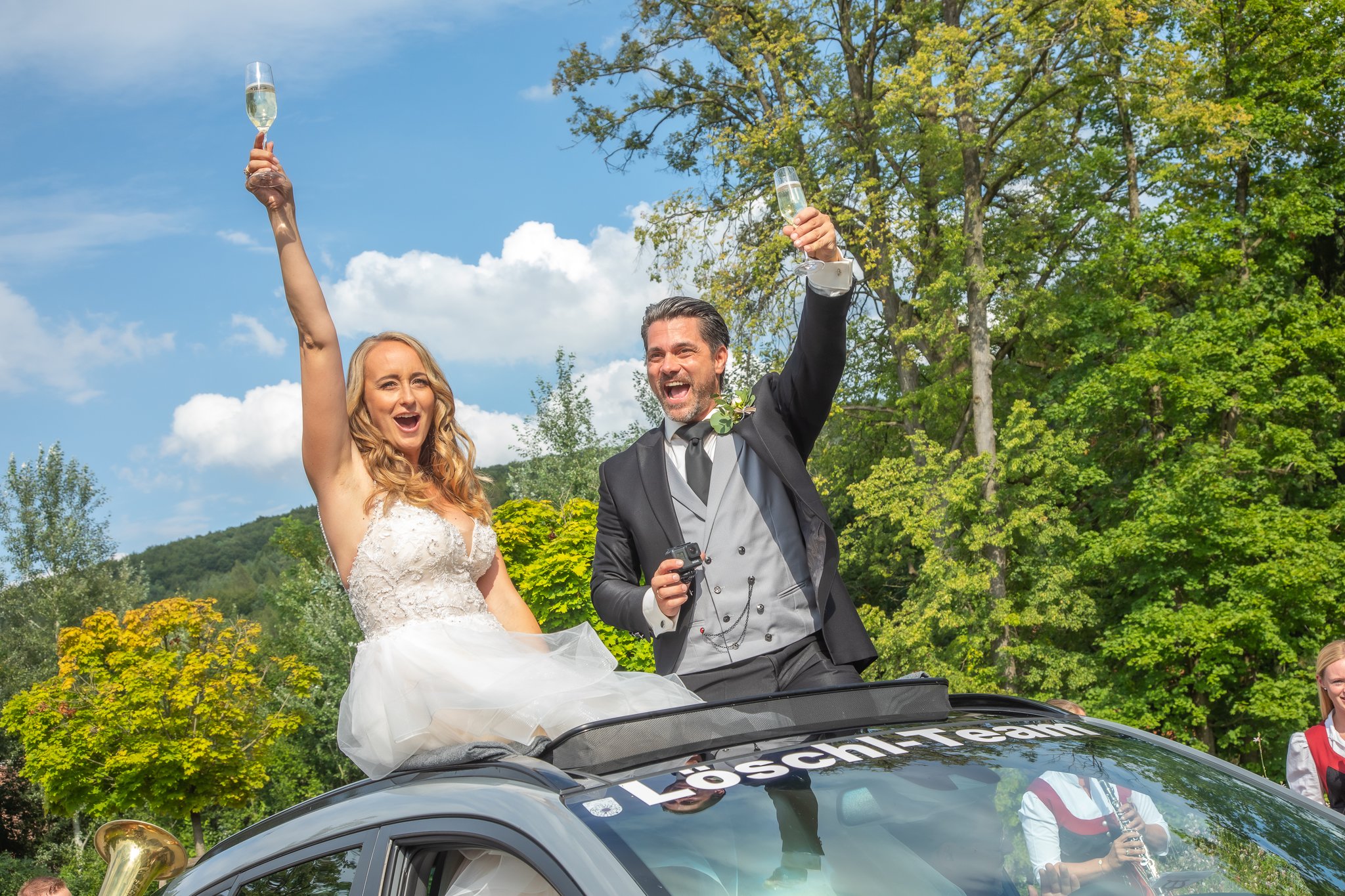 Traumhochzeit: Puls 4-Moderator Andi Seidl heiratete seine Sina - Wien