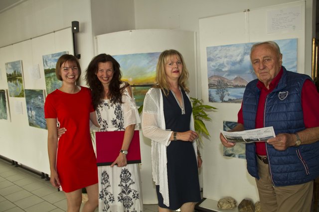 Großpetersdorfgalerie: "Wasserstimmungen" von Sabine Muhr - Oberwart