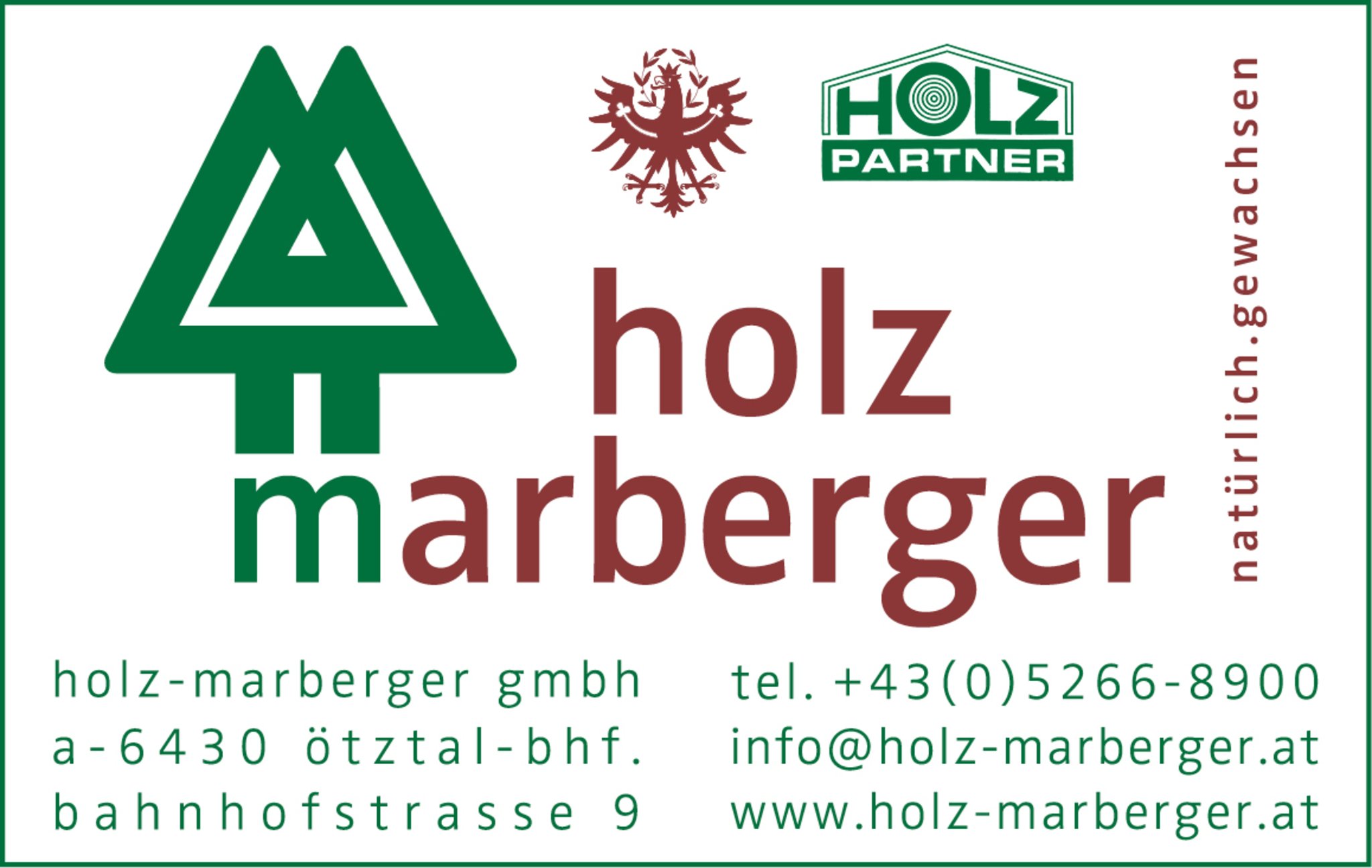 Marberger Holz: Natürlich gewachsen... Holz Marberger - Imst