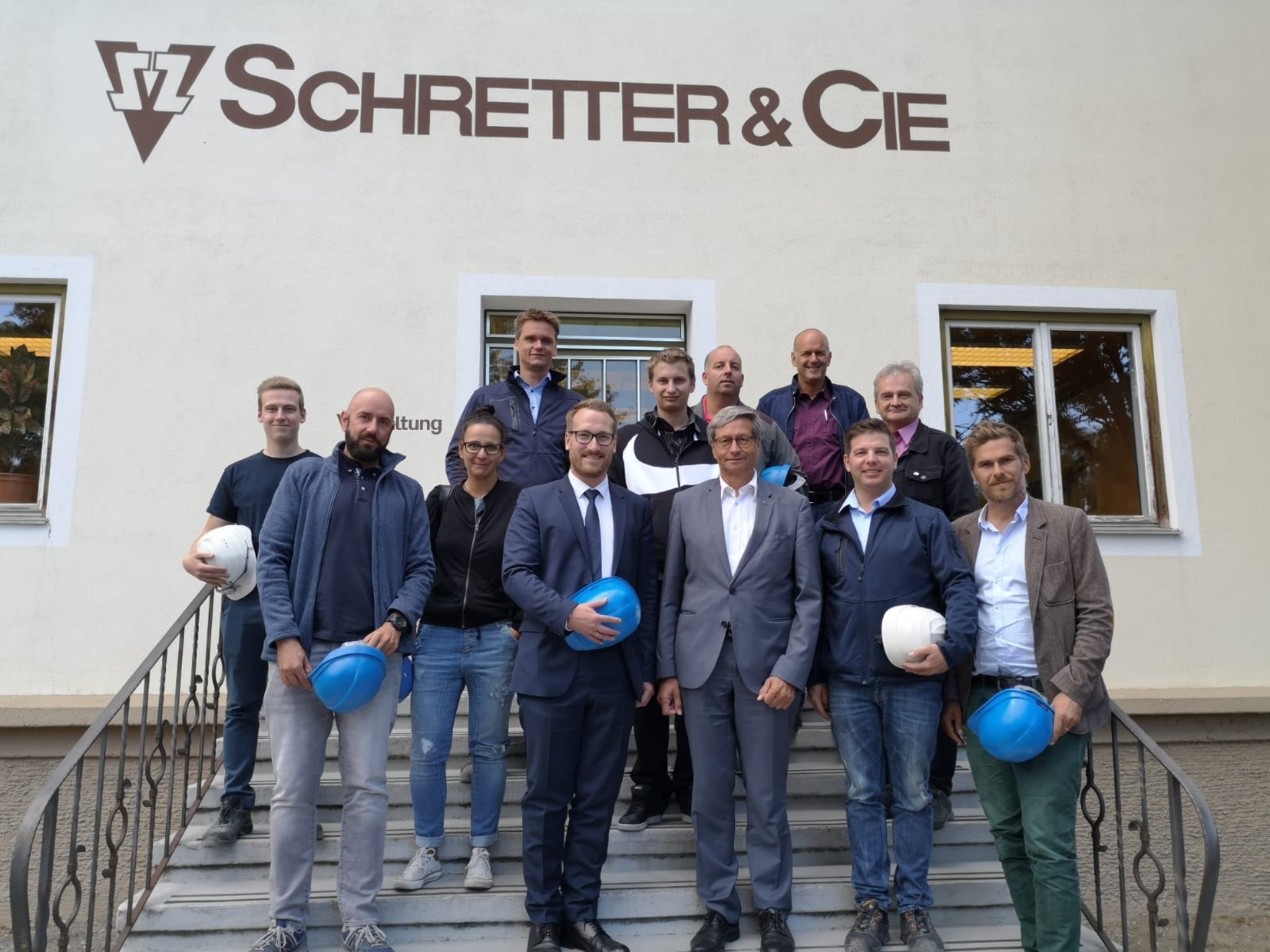 Firmenbesuch: Gewerkschafter zu Gast bei Schretter & Cie - Reutte