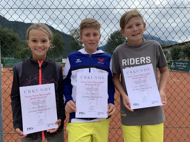 Die U10 der TC Oetz ist Tiroler Vizemeister: Tennis-Nachwuchs mit dem ...