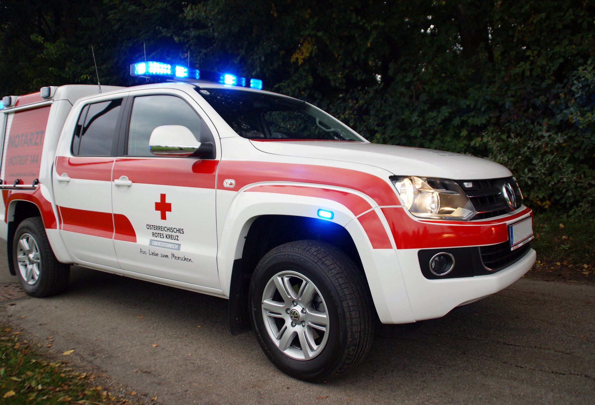 Rückblick nach Ansfelden: Unfall mit Reisebus auf der A1 - Linz-Land