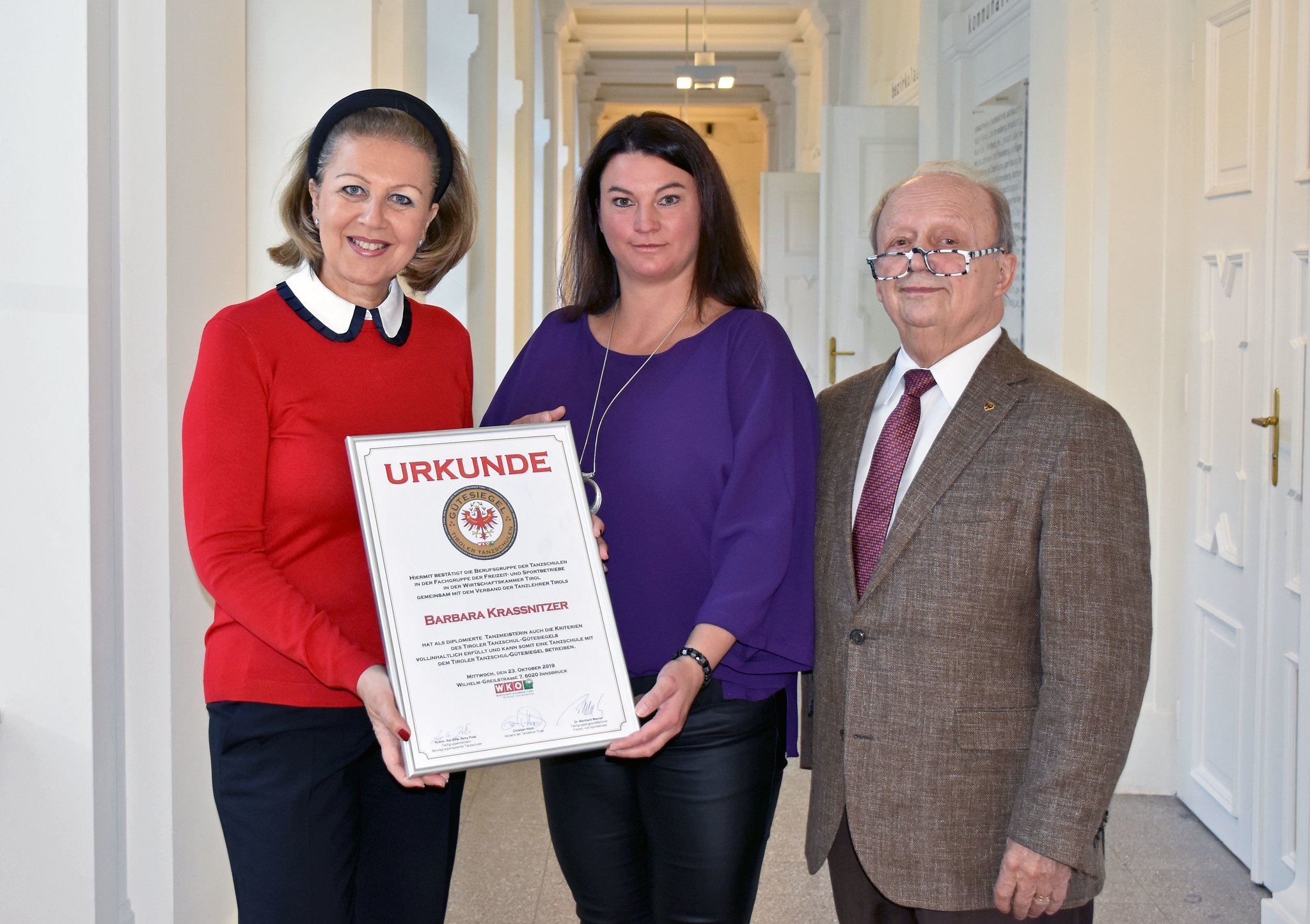 Barbara Krassnitzer hat tolle Auszeichnung erhalten: Gütesiegel für ...