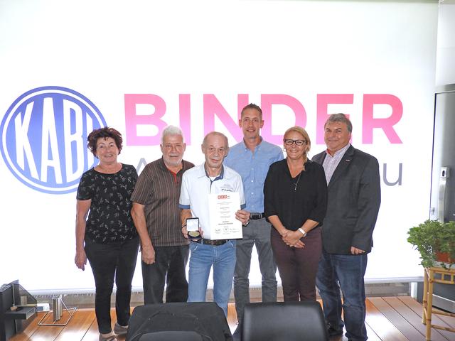 Ehrung: Firma Binder Alu- Stahlbau GmbH ehrt langjährigen Mitarbeiter ...
